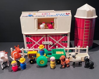 1980's Fisher Price Play Family Farm and Silo-complete With Box - Etsy