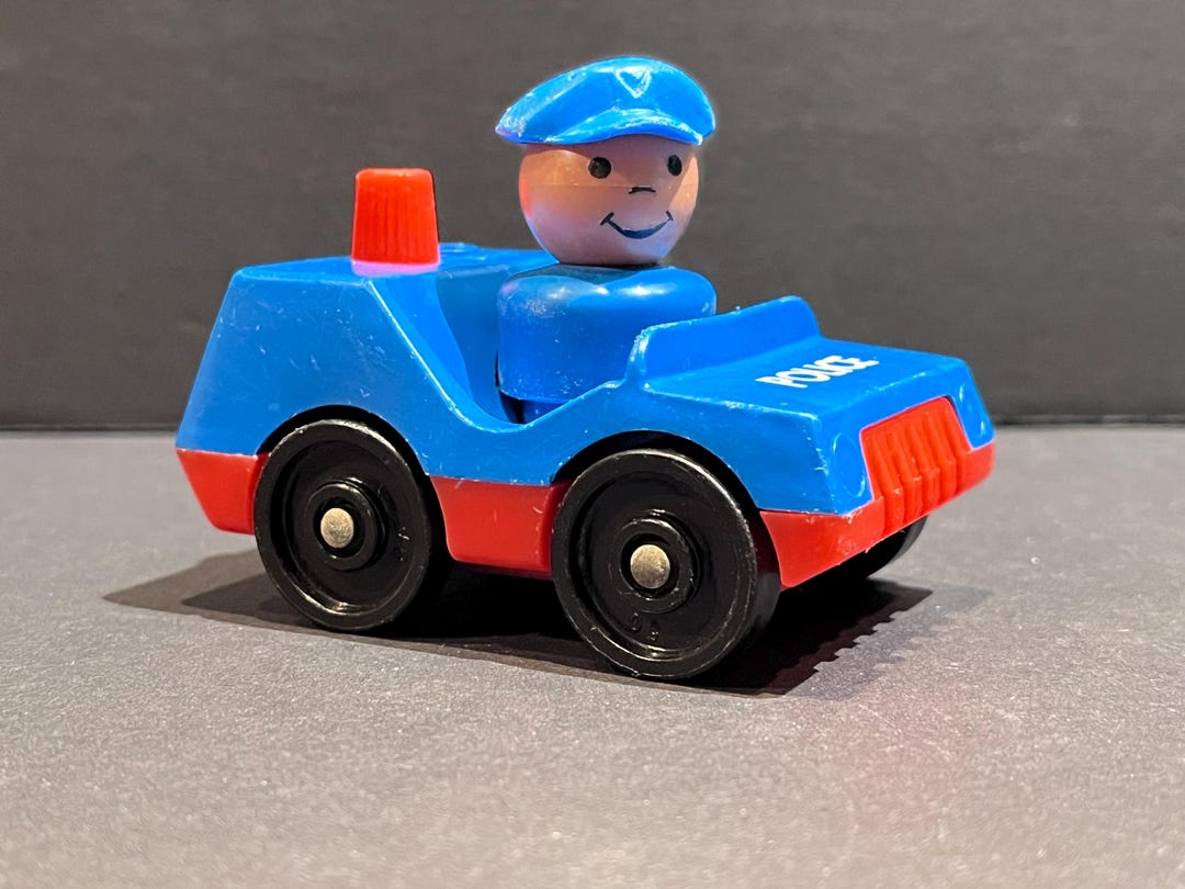 Vintage Fisher Price Police Car With Female Police Officer - Etsy