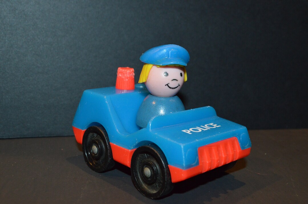 Vintage Fisher Price Police Car With Female Police Officer - Etsy