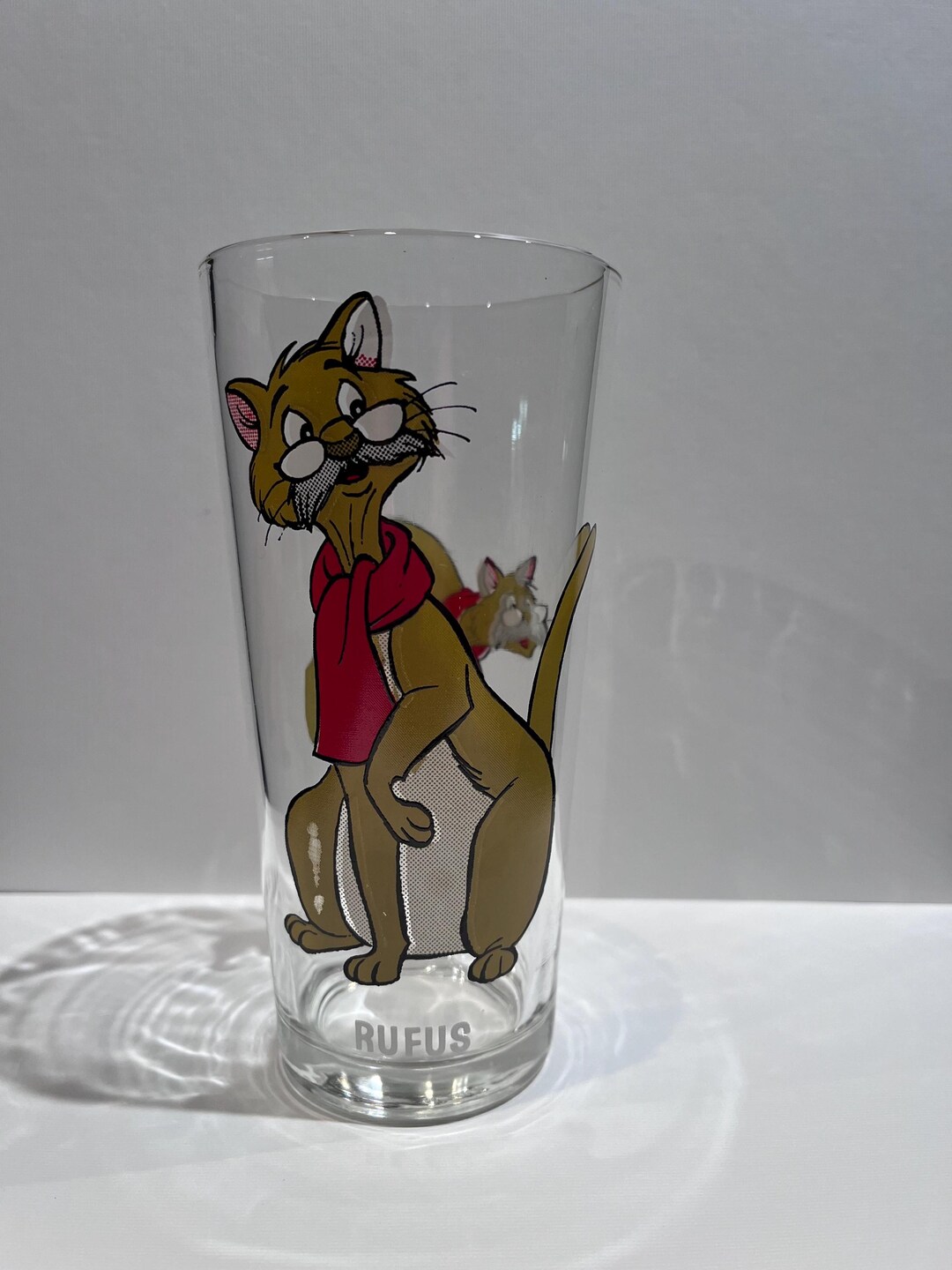 Vintage Walt Disney-pepsi Collector Series Glass, the Rescuers-rufus - Etsy