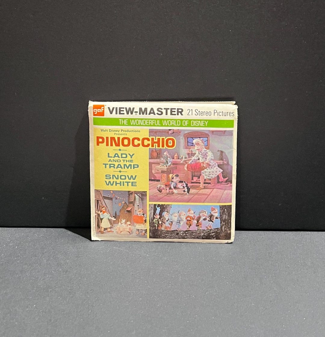 Vintage B315 1959 Walt Disney's Pinocchio-lady and the Tramp-snow White ...