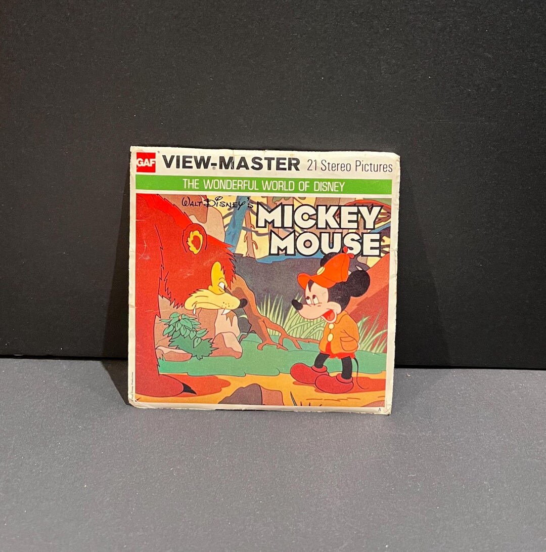 Vintage B528 Mickey Mouse the Wonderful World of Disney View Master ...
