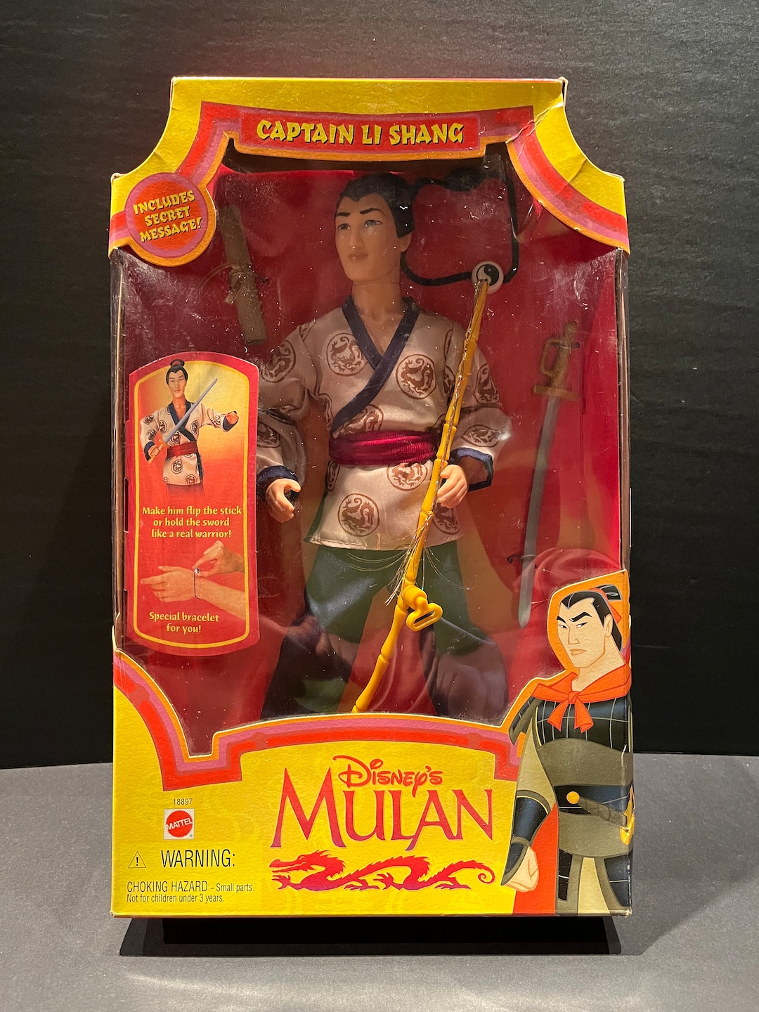 1997 Mattel Disney's Mulan Li Shang Doll-new in Box - Etsy