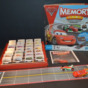 Hasbro Disney's Cars 2 Memory Game - Etsy