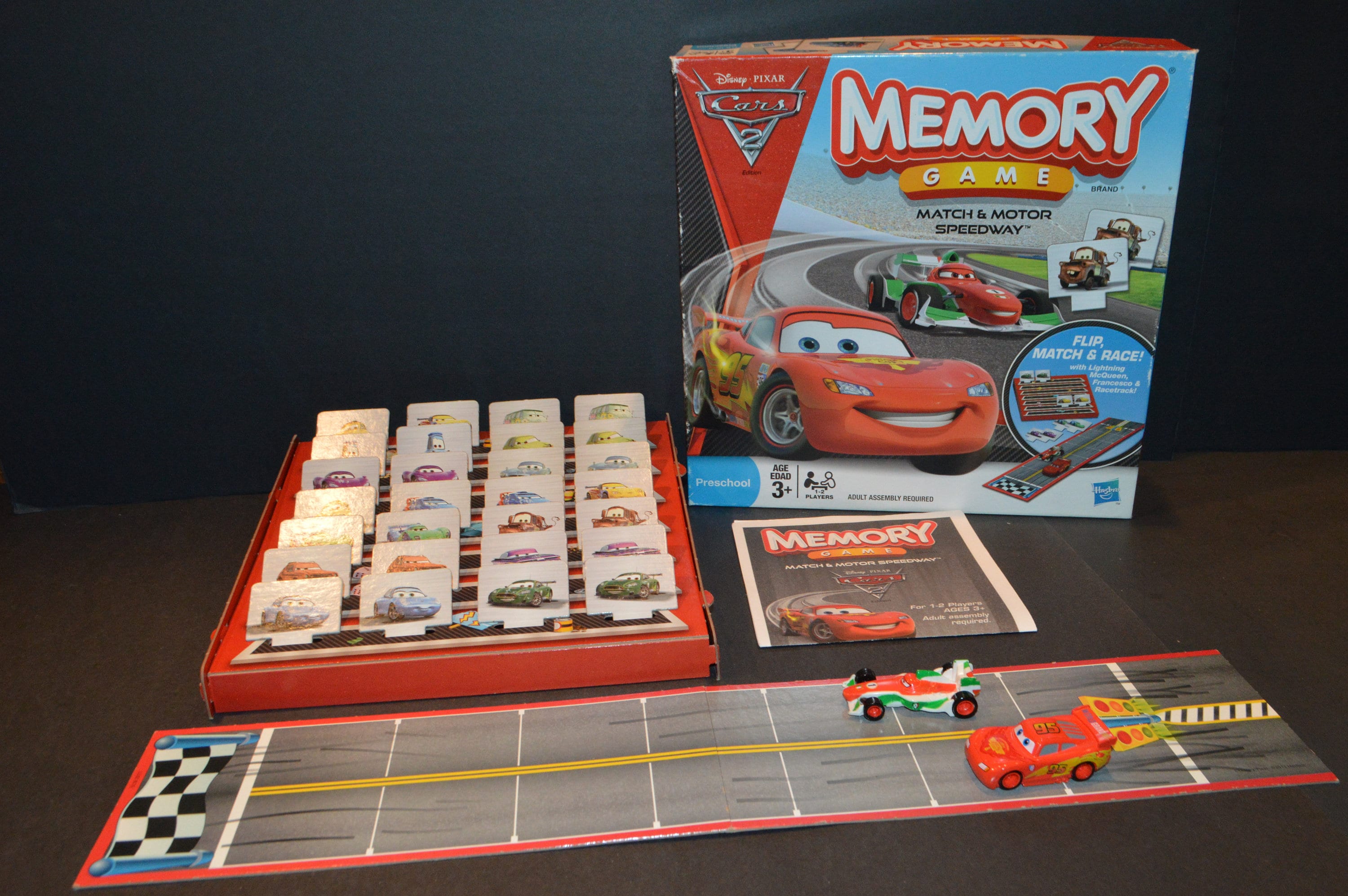 Hasbro Disney s Cars 2 Memory Game Etsy