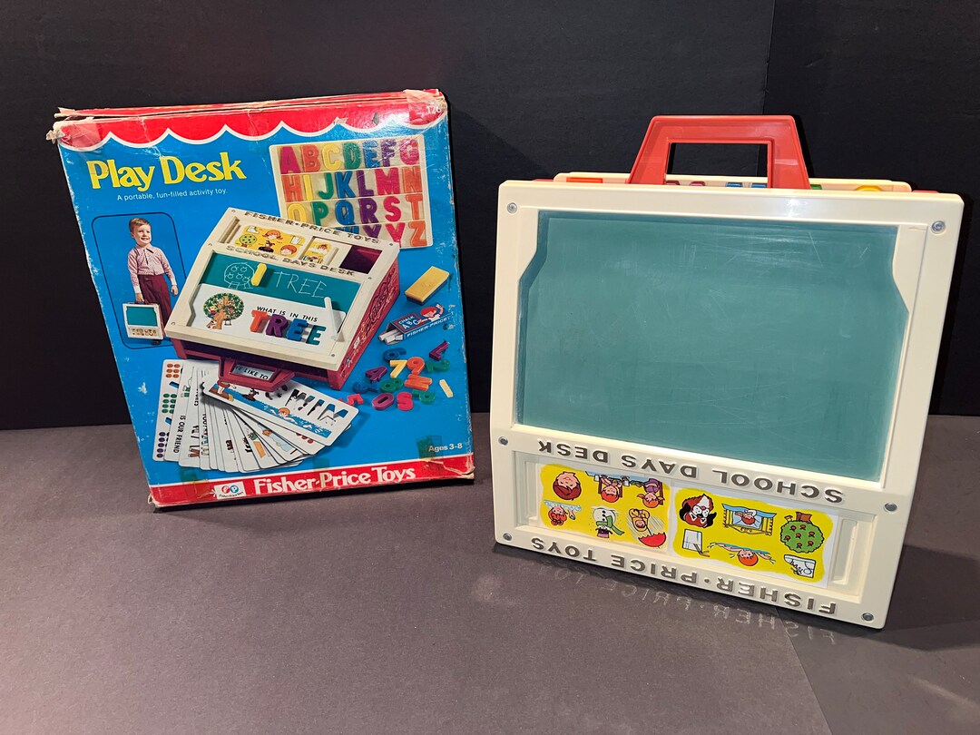 1974 Fisher Price Play Desk With Box - Etsy