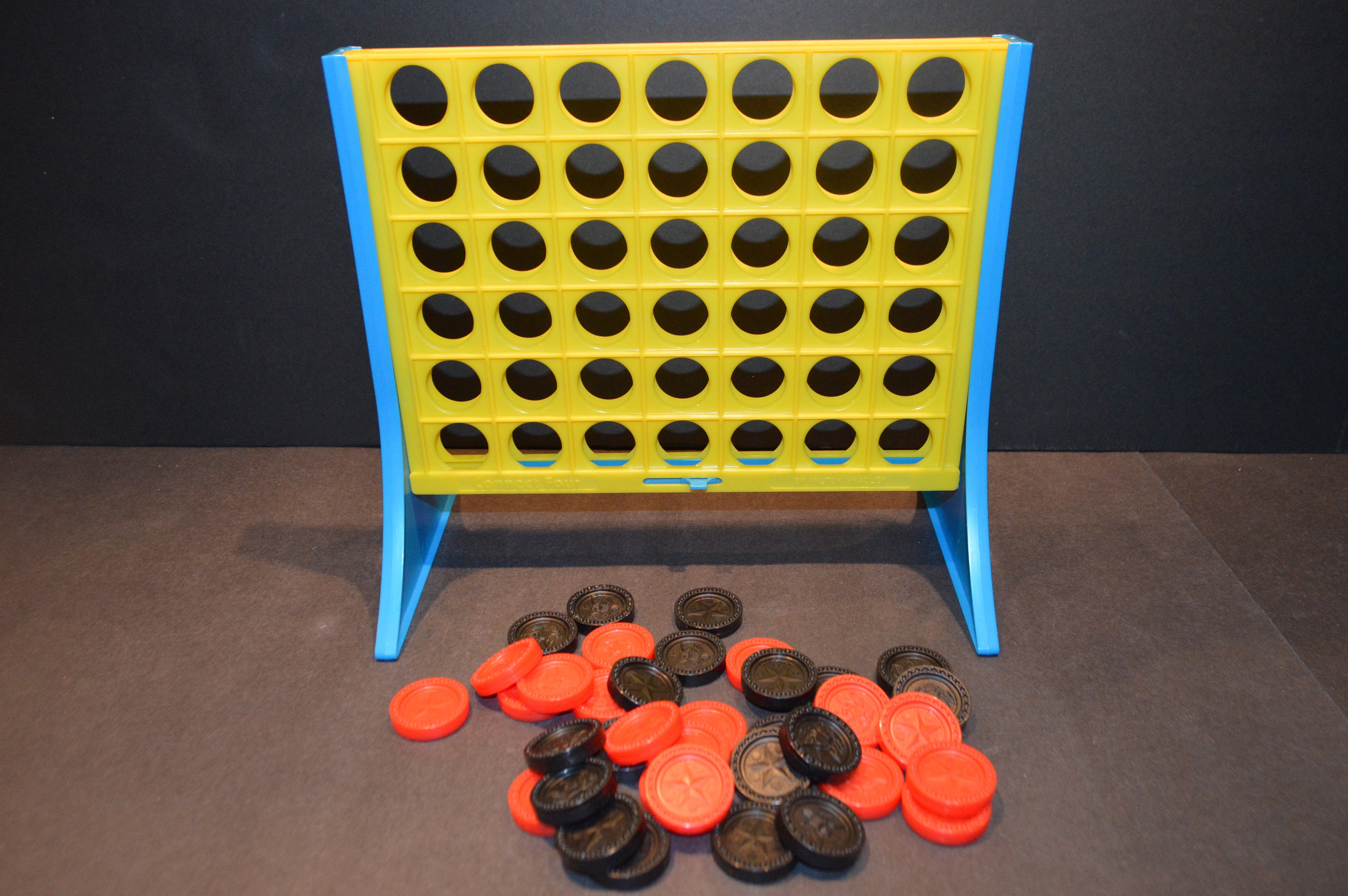 Vintage 1978 Milton Bradley Connect Four Vertical Checkers | Etsy