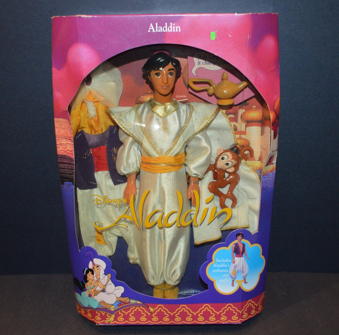 1992 Disney's Mattel Aladdin Doll New in Box - Etsy