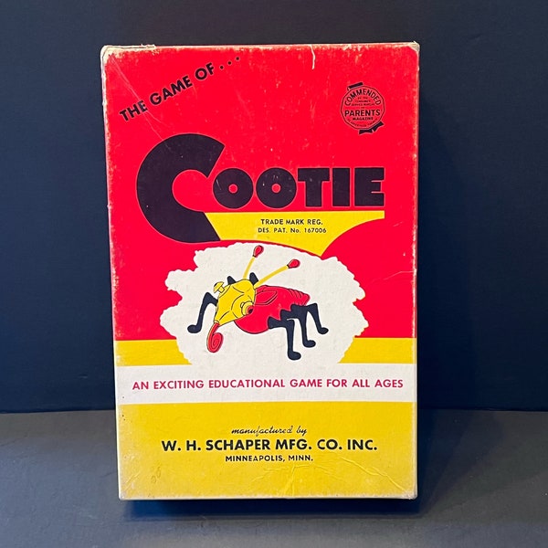 Vintage Cootie Game - Etsy