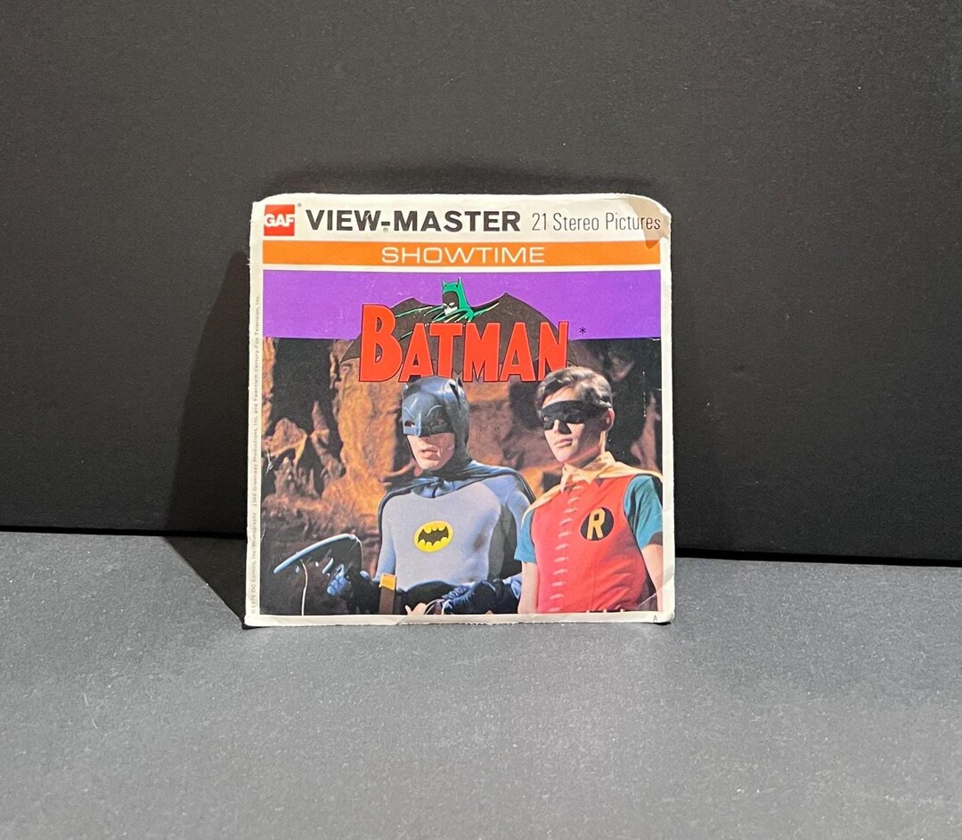 Vintage B492 1966 Batman Showtime Series GAF View Master Reels-set C - Etsy