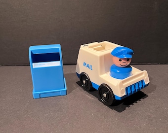 Fisher Price Little People Mail Truck and Mailman - Etsy