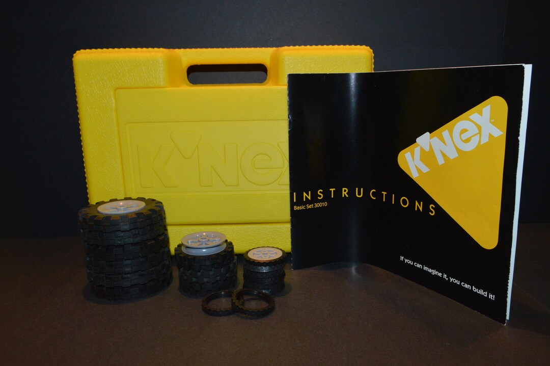 1996 K Nex Basic Set 30010 With Carrying Case Plus Extra Parts - Etsy