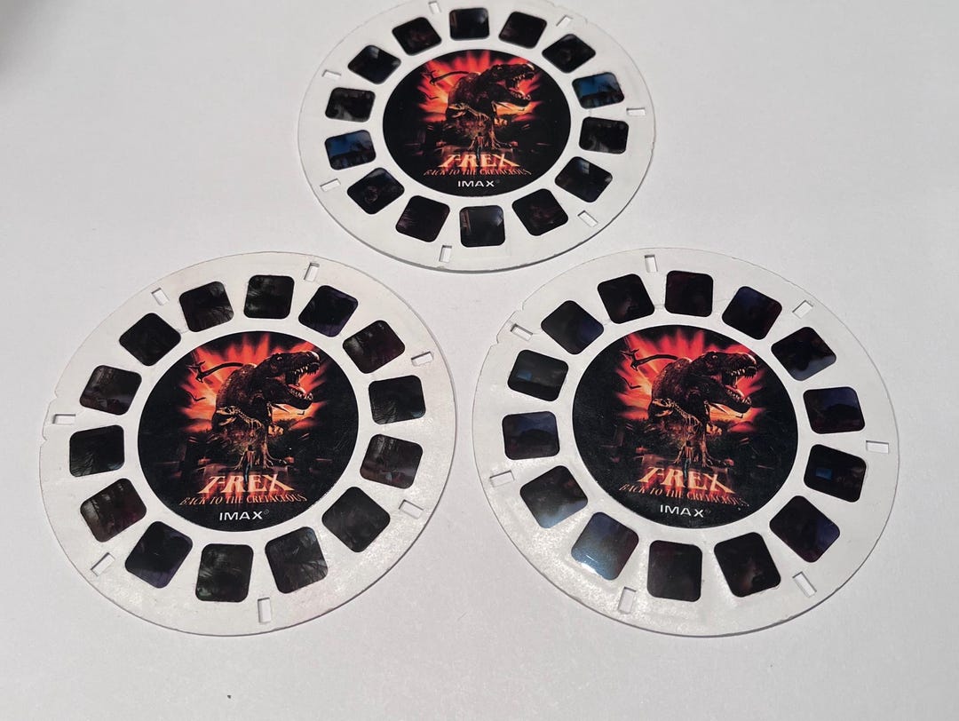 IMAX T-rex Back to the Cretaceous View Master Reels - Etsy