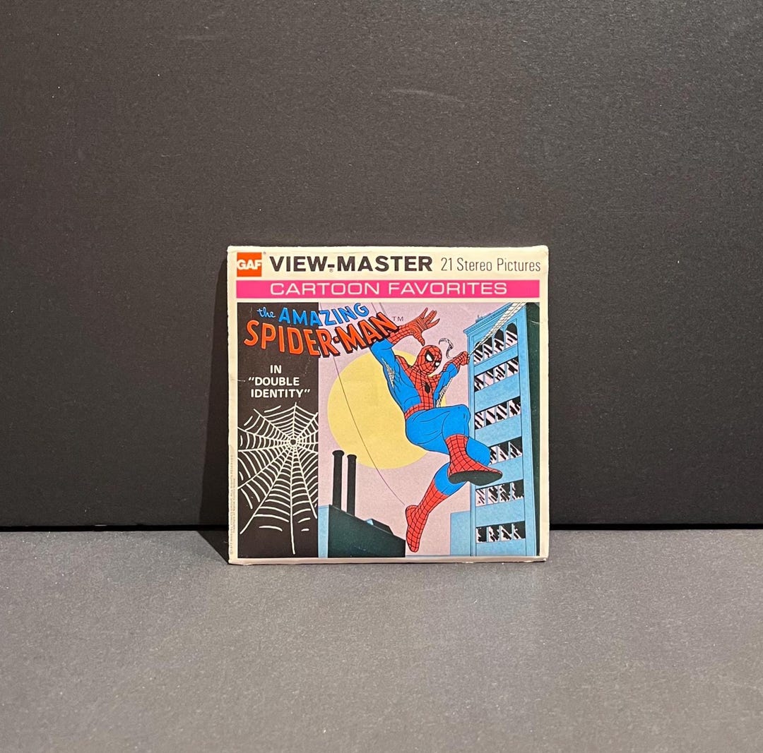 Cartoon Favorites the Amazing Spiderman-in Double Identity -view Master ...