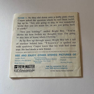 Vintage B533 Casper the Friendly Ghost View Master Reels - Etsy