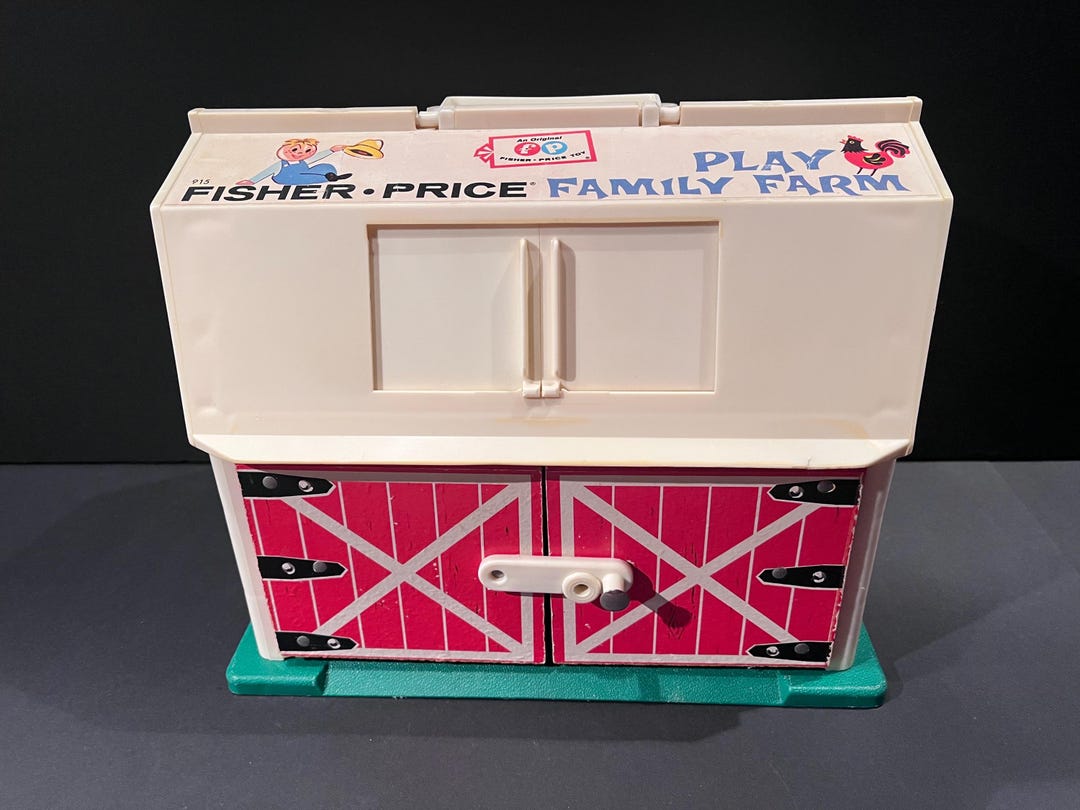 1980's Fisher Price Play Family Farm-barn Only - Etsy