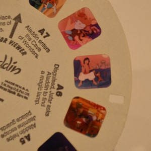 Vintage 1990's Walt Disney's Aladdin View Master Reels 3088 - Etsy
