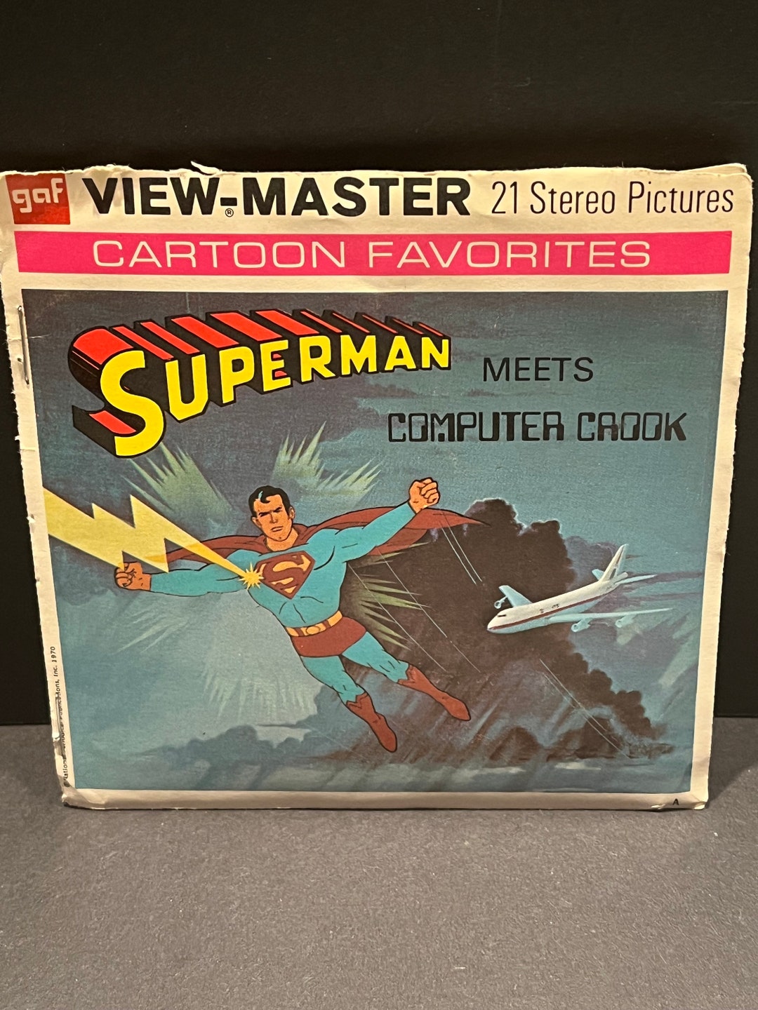 Cartoon Favorites Superman Meets Computer Crook-view Master - Etsy