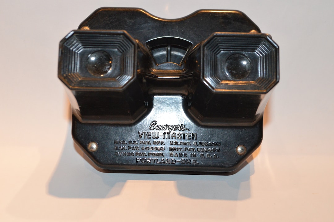 Vintage 1950's Bakelite View Master Model C-non Outlined Patent - Etsy