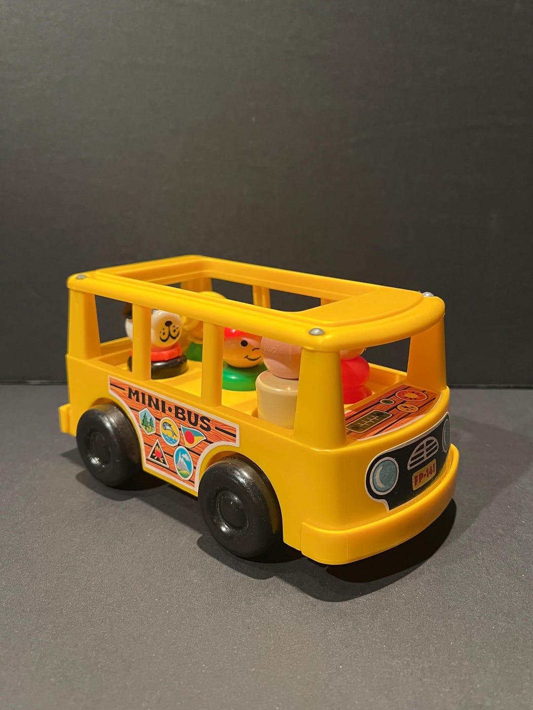 Fisher Price Little People Yellow Mini Bus / Van With Little People ...