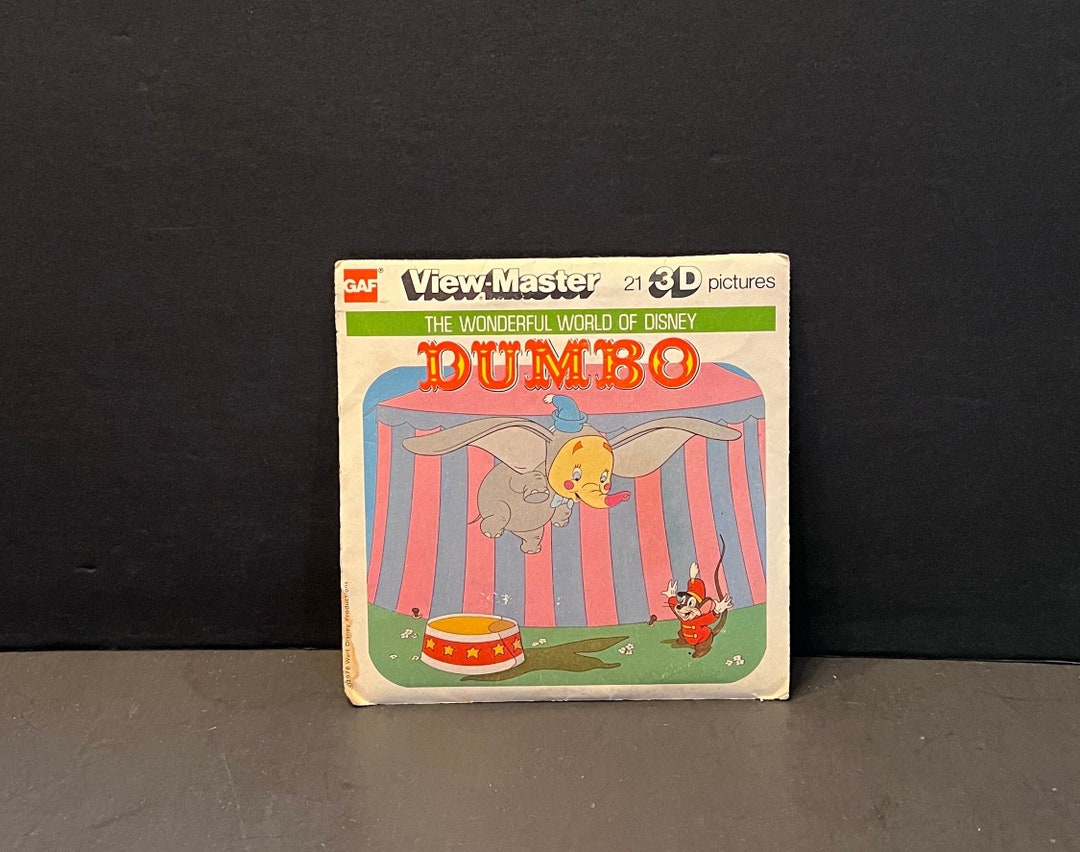 Vintage L60 Disney's Dumbo the Wonderful World of Disney GAF View ...