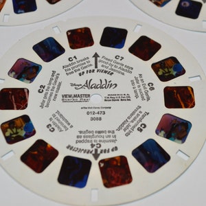 Vintage 1990's Walt Disney's Aladdin View Master Reels 3088 - Etsy