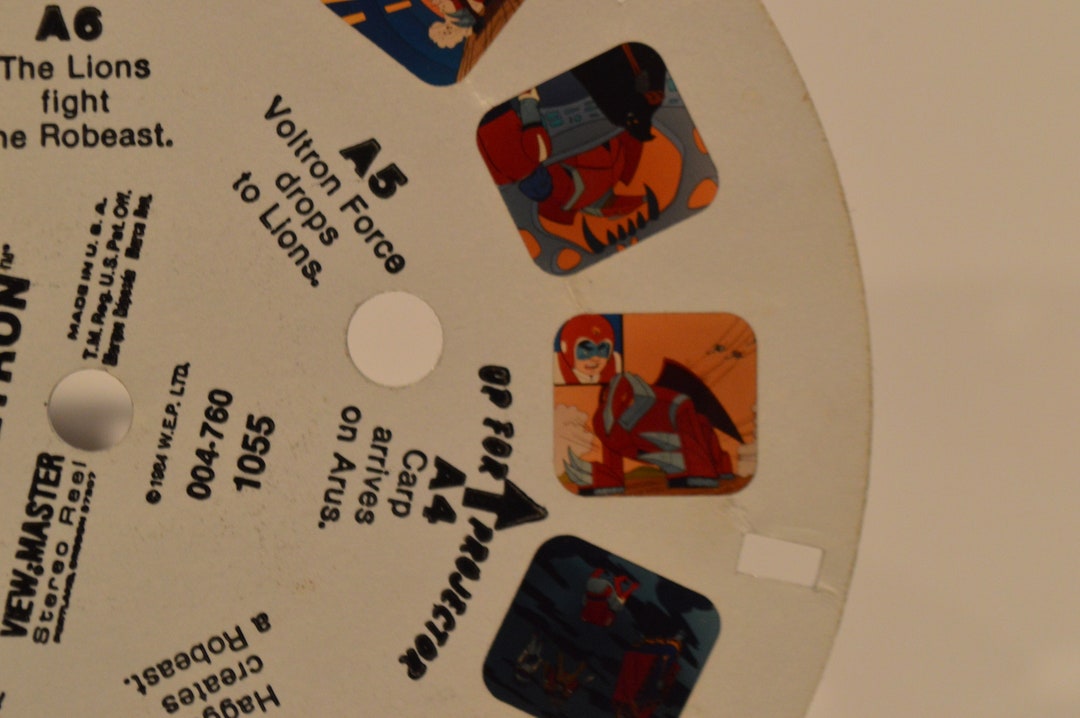 Vintage Voltron View Master Reels-set A - Etsy