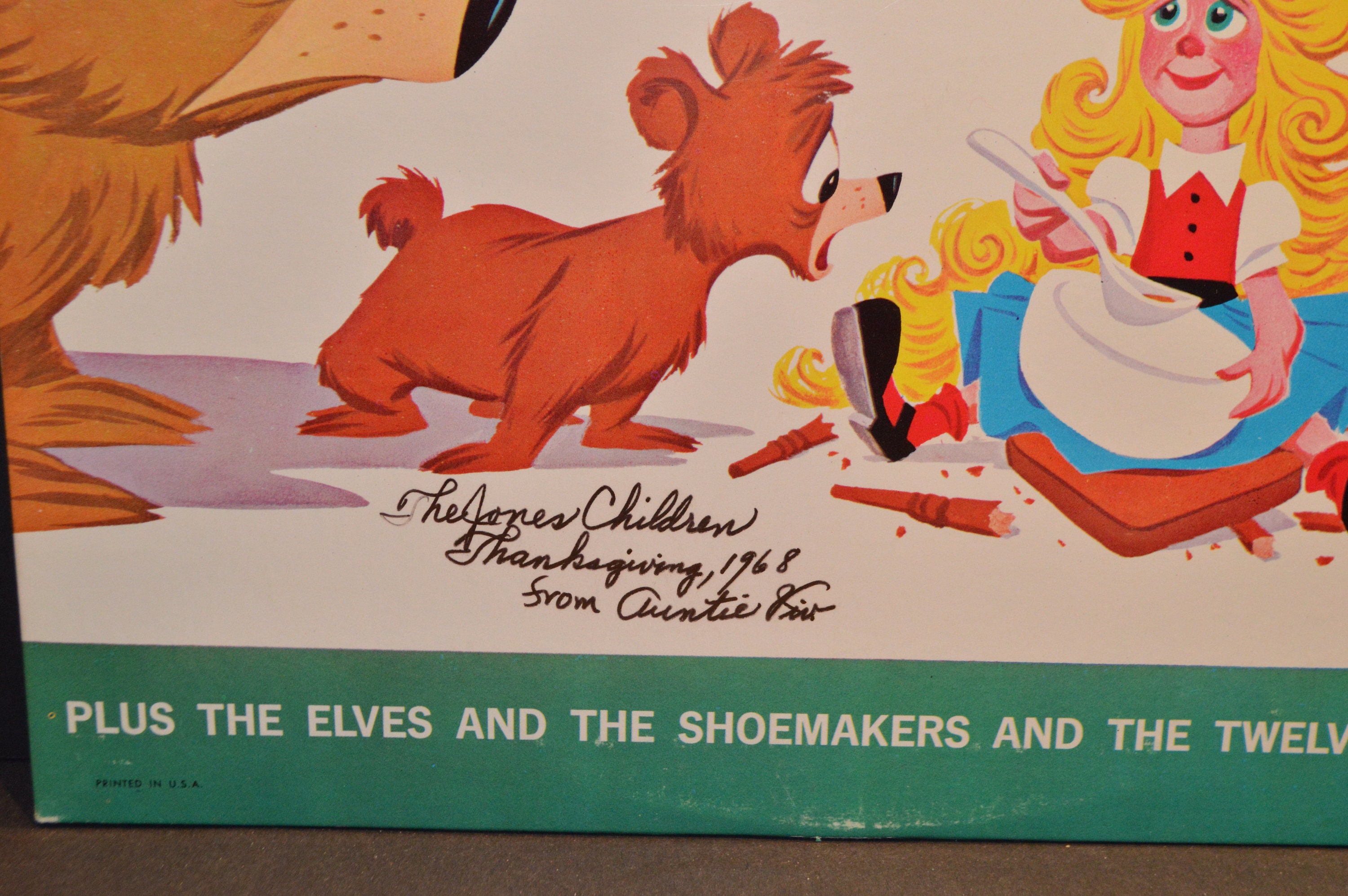 Vintage Walt Disney Presents Goldilocks and the Three Bears | Etsy