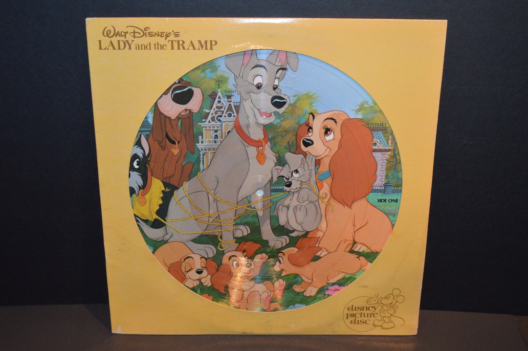 1980 Disney's Lady and the Tramp Picture Disc-disneyland - Etsy Australia