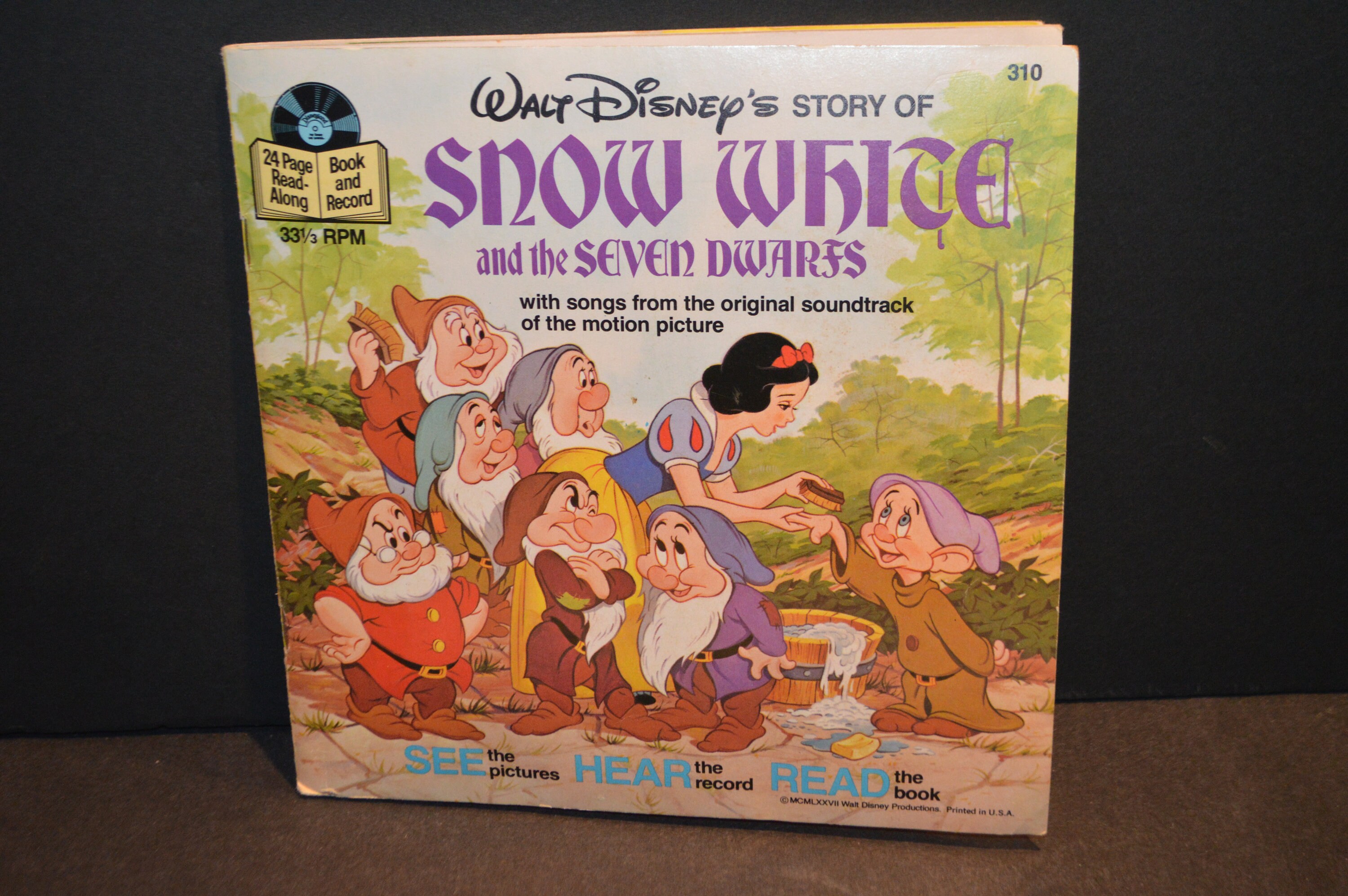 Disneyland Vista Records Snow White and the Seven Dwarfs 33 1/3 Long ...