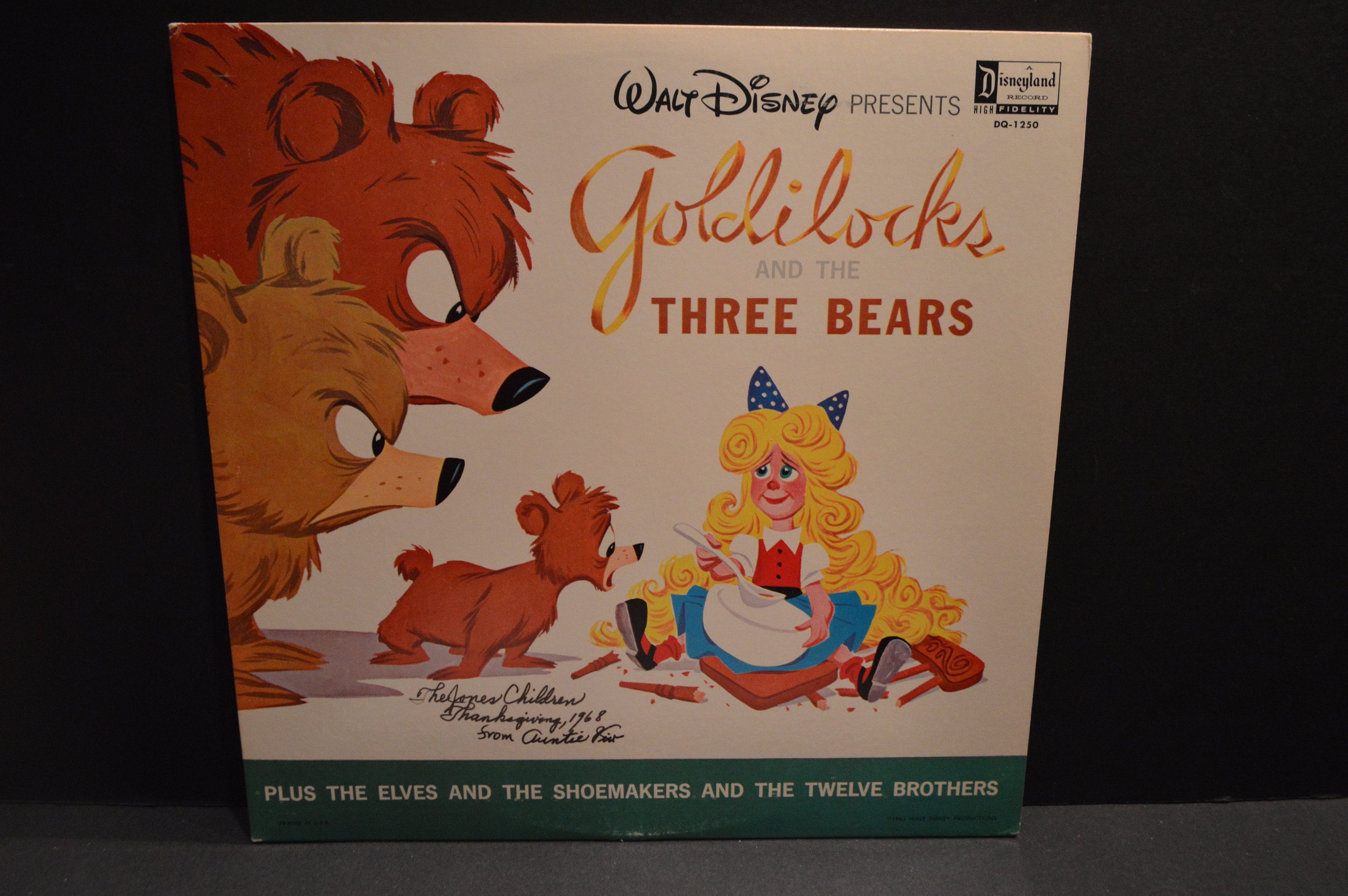 Vintage Walt Disney Presents Goldilocks and the Three Bears | Etsy