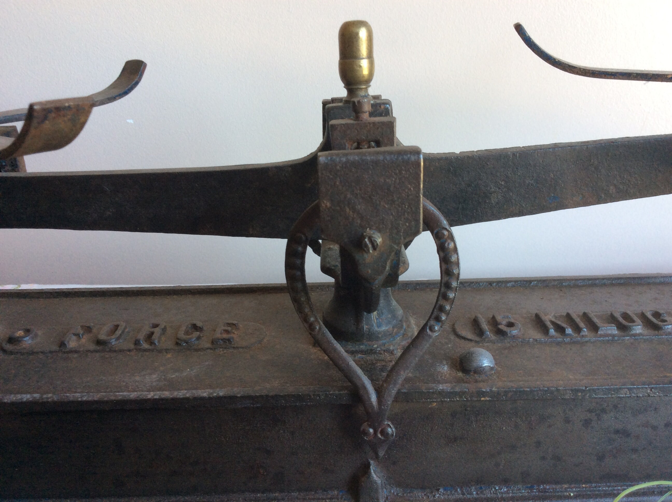 Antique French Scales Large Black Cast Iron Shop Scales - Etsy UK