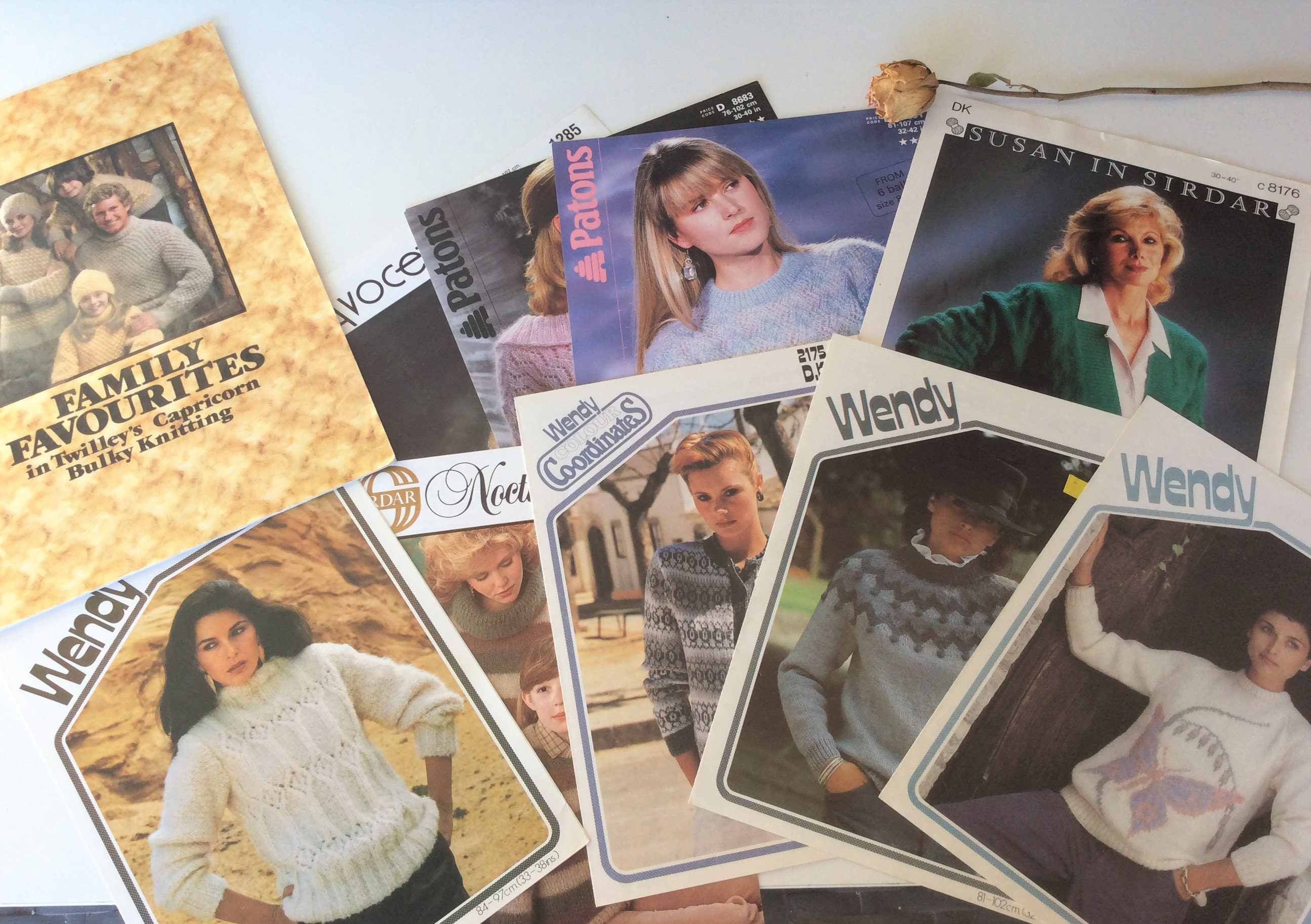 80s Knitting Patterns 21 Retro Jumper Patterns - Etsy