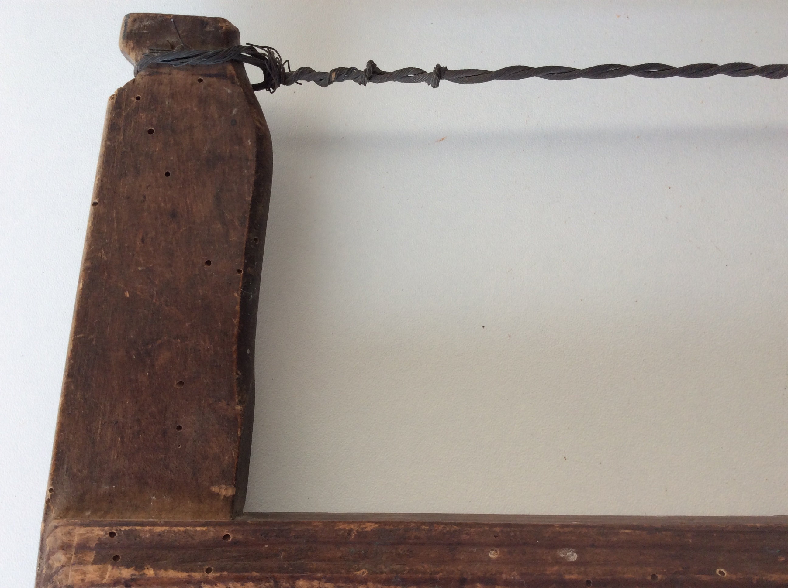 Antique Bow Saw a Rustic French Wooden Frame Saw - Etsy