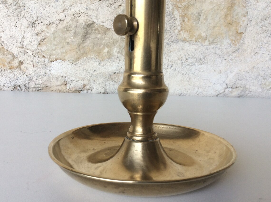 Vintage Brass Candle Holder a Large French Candleholder | Etsy