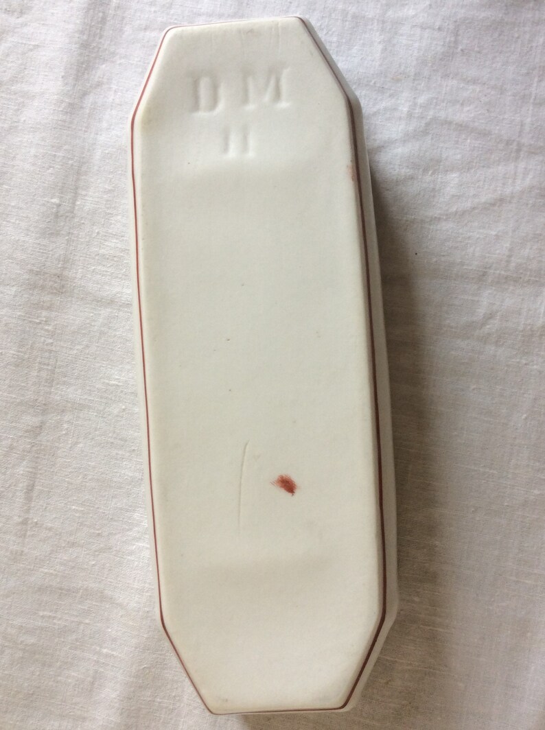 French Toothbrush Holder a Vintage Porcelain Pot With Lid - Etsy