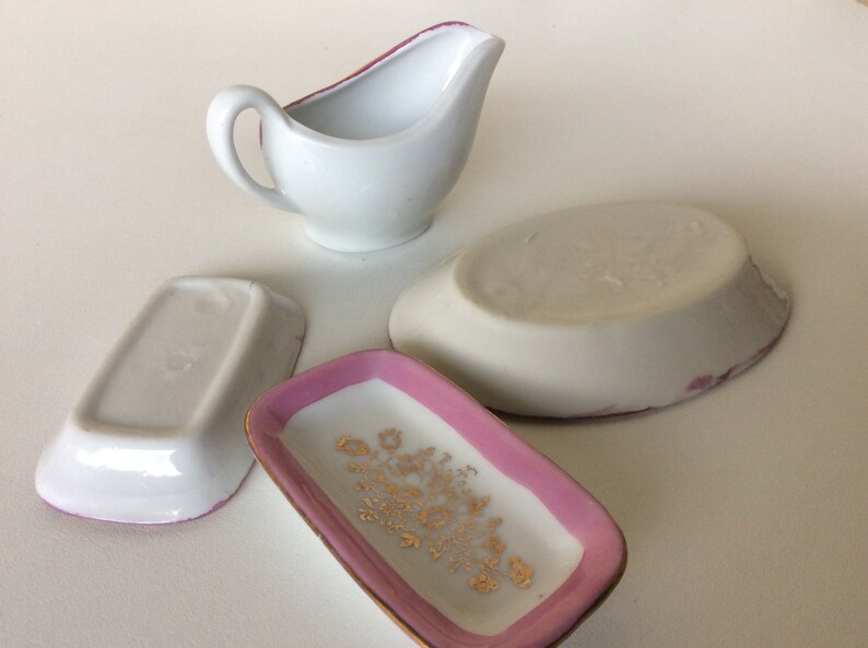 Vintage Porcelain Childrens Play Dinnerware Set - Etsy