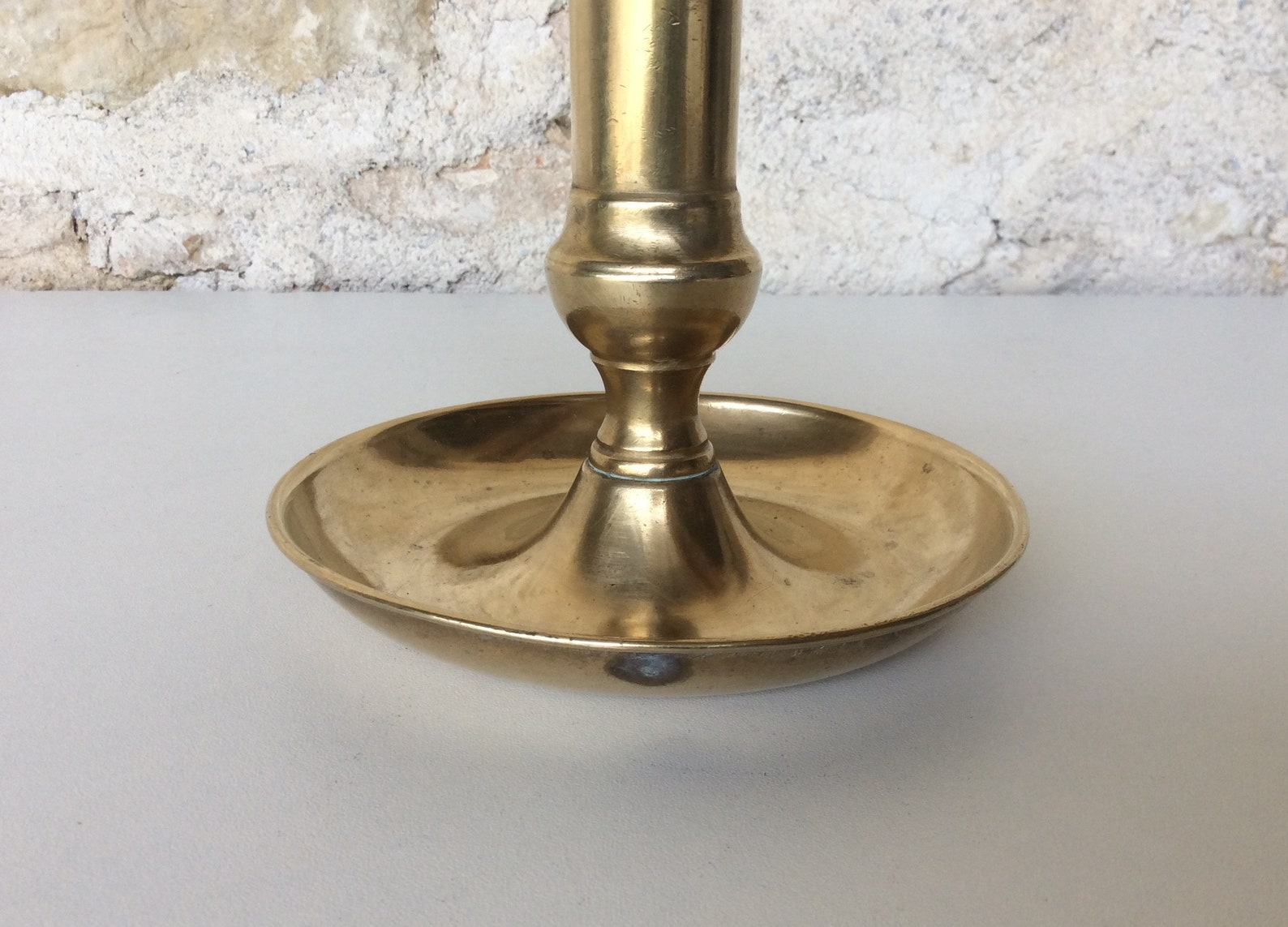 Vintage Brass Candle Holder a Large French Candleholder - Etsy