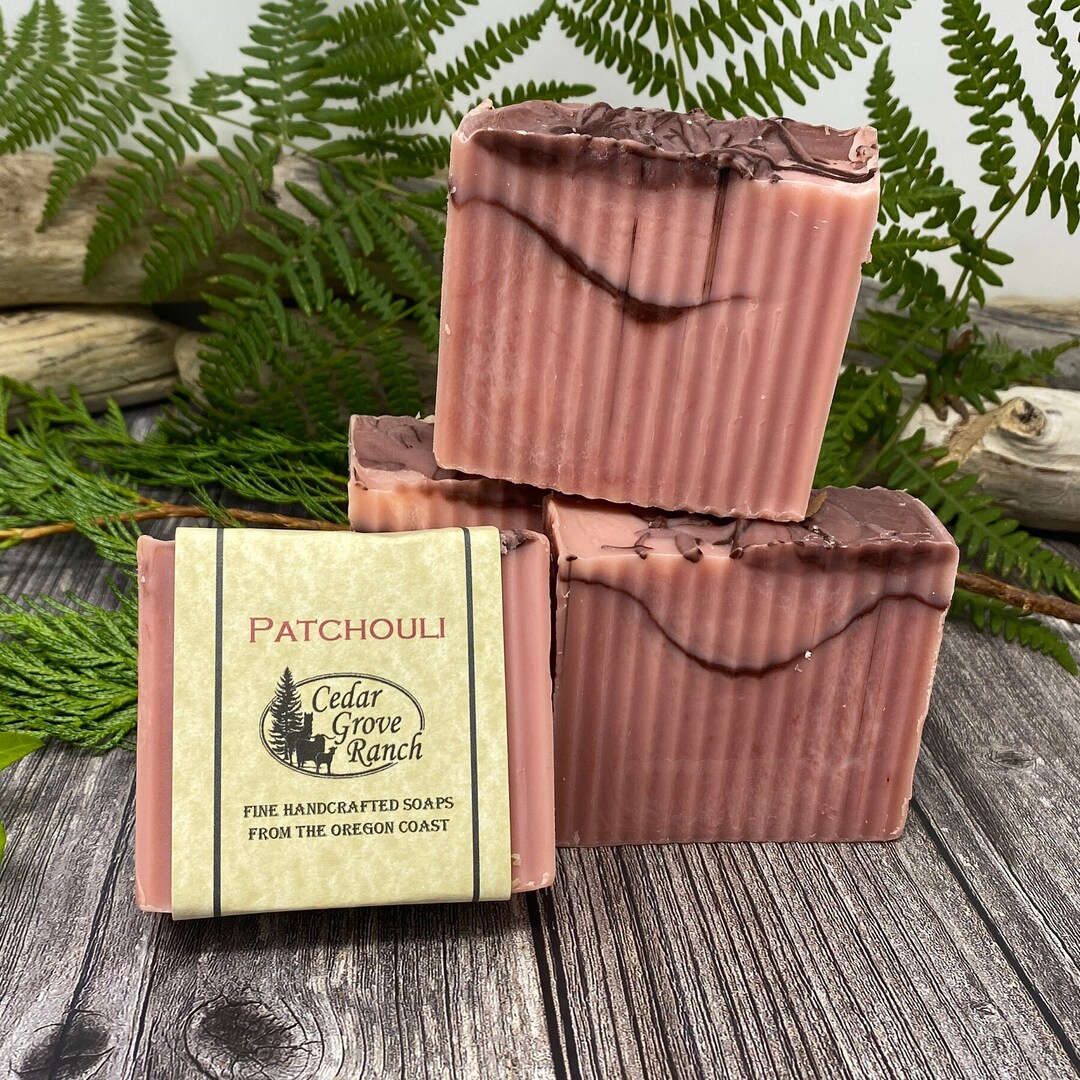 Patchouli Soap, Creamy Smooth, Natural Handmade Cold Process Bar W/patchouli Essential Oil ...