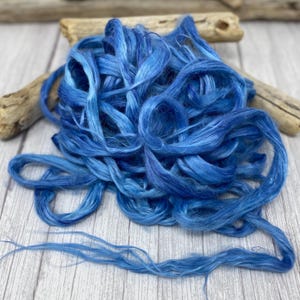Hand Dyed Ramie Fiber, Fiber From Nettles for Spinning, Blending Board ...
