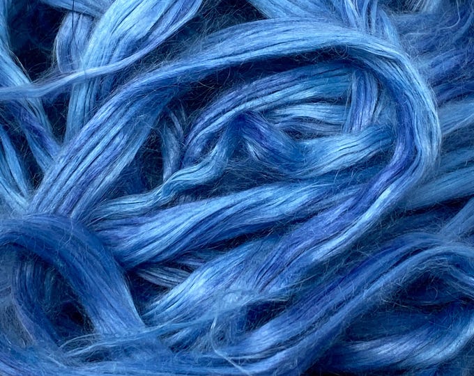Hand Dyed Ramie Fiber, Fiber From Nettles for Spinning, Blending Board ...