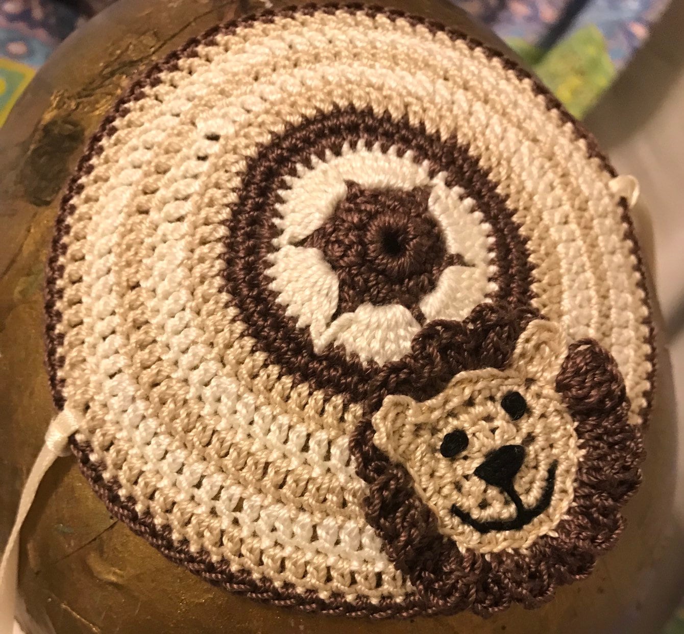 A Baby Kippah Child Toddler Bris Yarmulke Lion, Teddy Bear Panda or ...