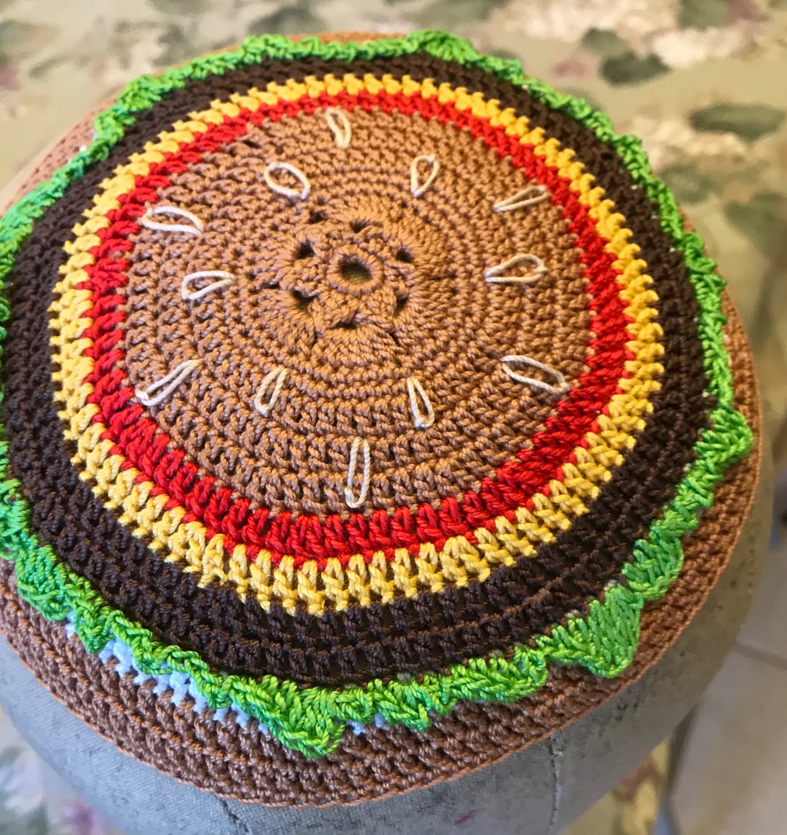 Watermelon Kippah Yarmulke Tree Kiwi or Any Fruit Vegetable Food or ...