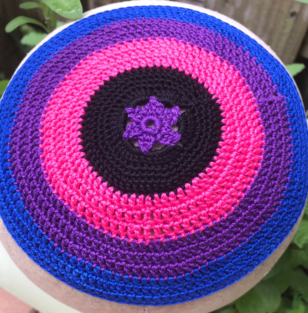 A Kippah Jewish Bisexual Lgbtq Gay Pflag Pride Yarmulke or Any Pride ...