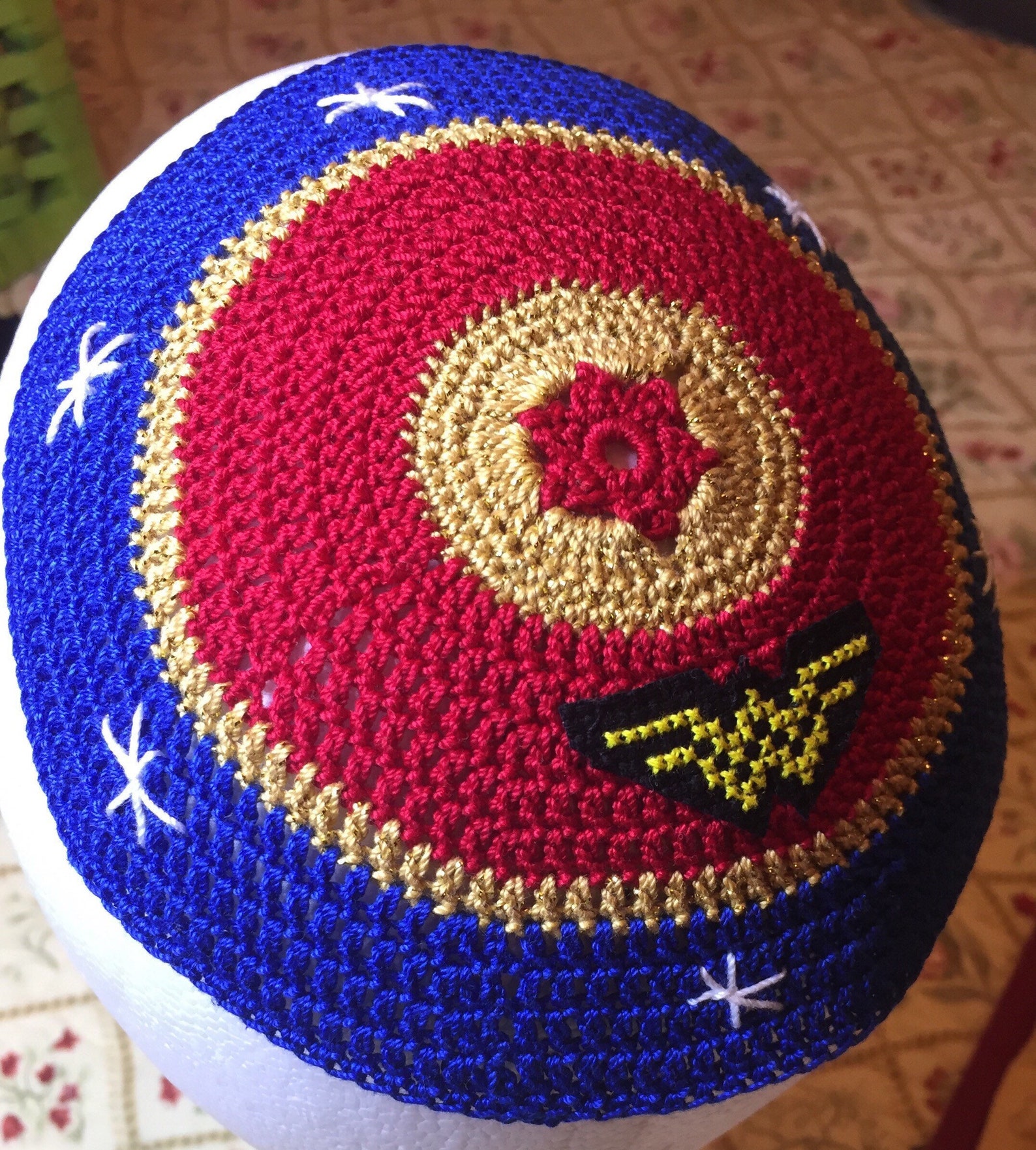Kippah Feminist Power Fist ANY Colors Yarmulke Jewish Girl Power Unity ...
