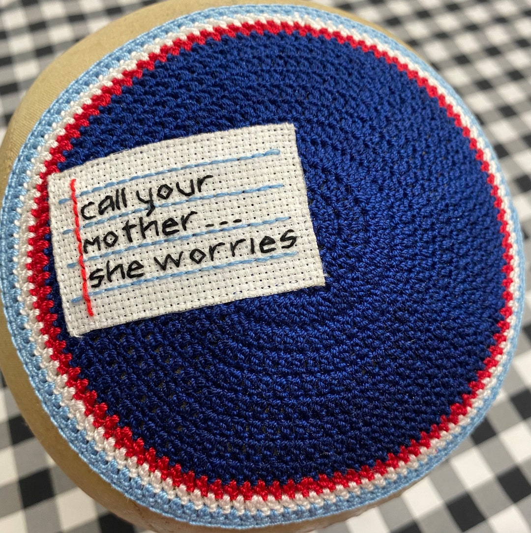 Yarmulke Kippah Custom Personalized Quote or Message. Any Words ...
