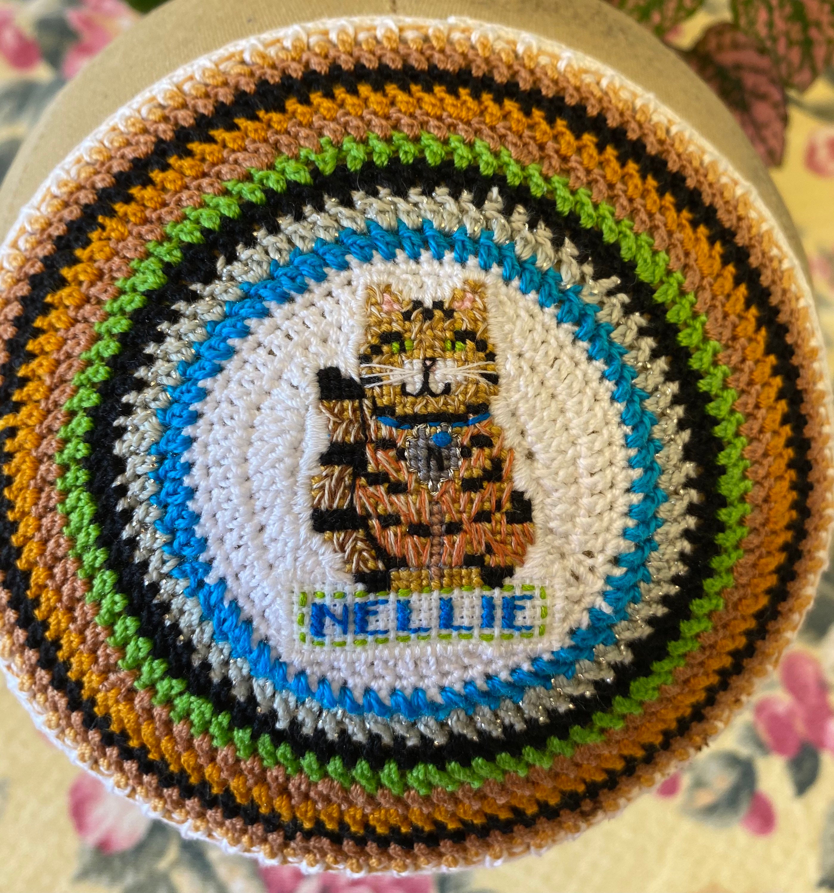 Girls Colorful Butterfly Kippah or ANY Favorite Thing Bat | Etsy