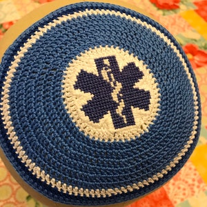 United States Navy, Army Kippah IDF or Any Military Logo Hand Crocheted ...
