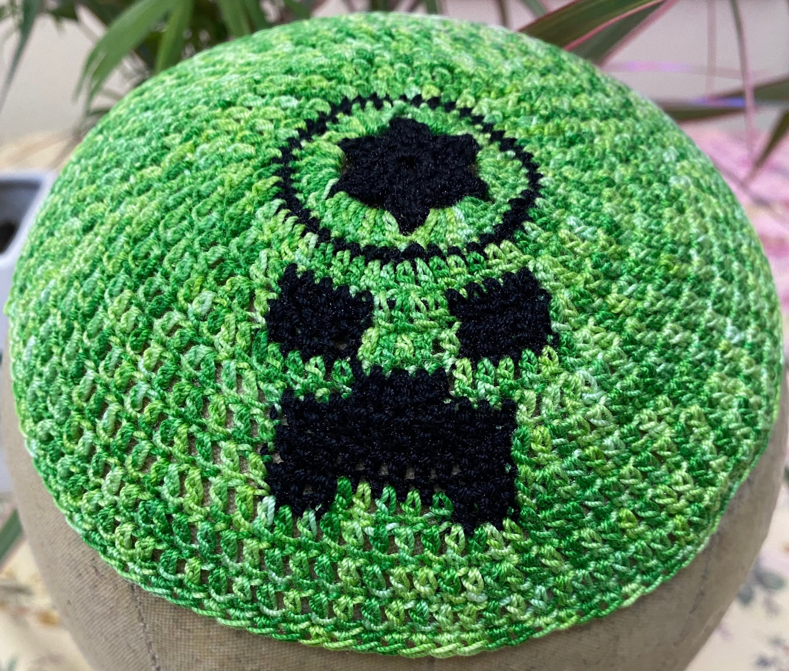 Creeper Face Minecraft Wool