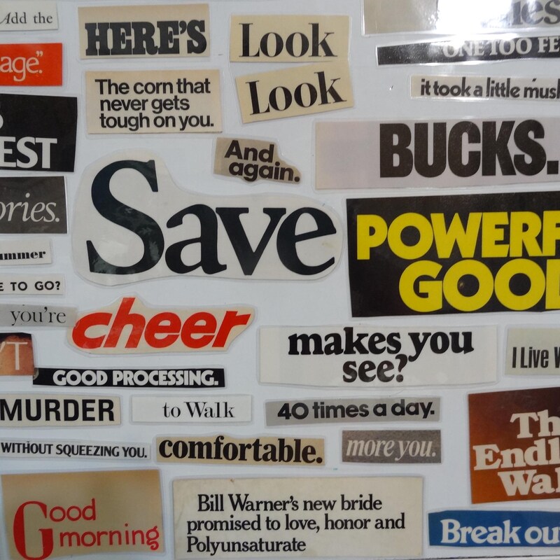 Fridge Magnet Words - Etsy